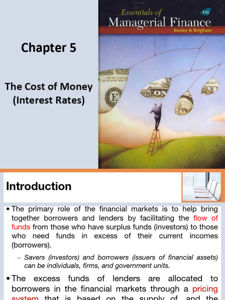 Chapter 05 - The Cost of Money | PDF | Yield Curve | Interest