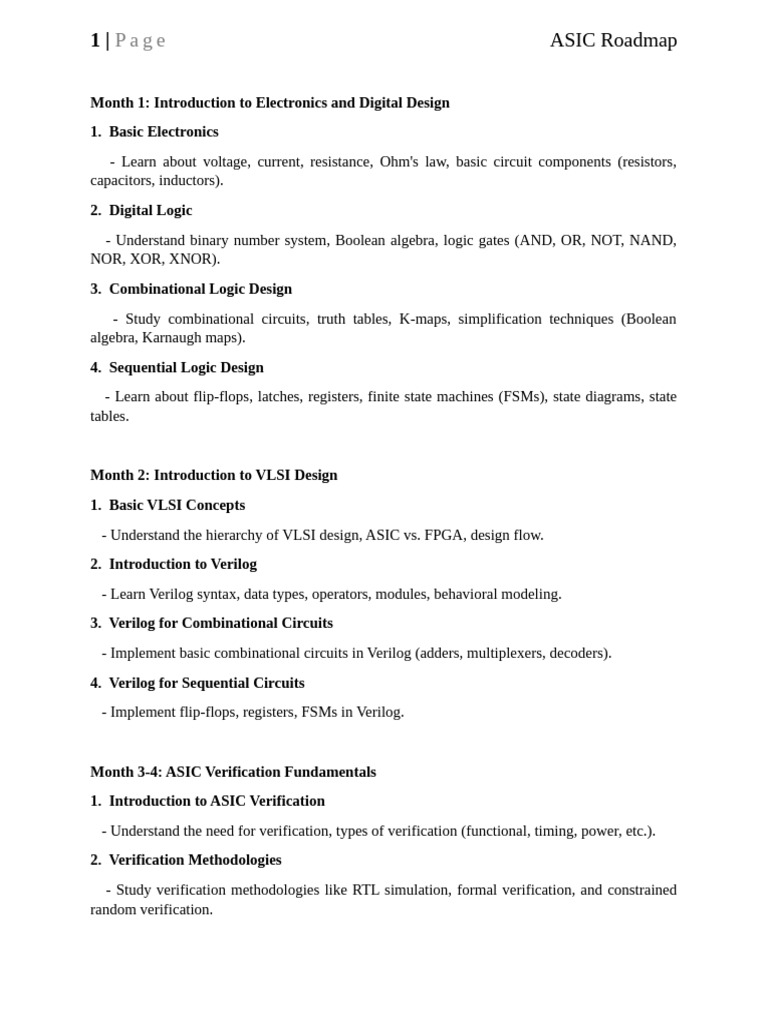 ASIC Roadmap | PDF | Logic Synthesis | Electronic Circuits
