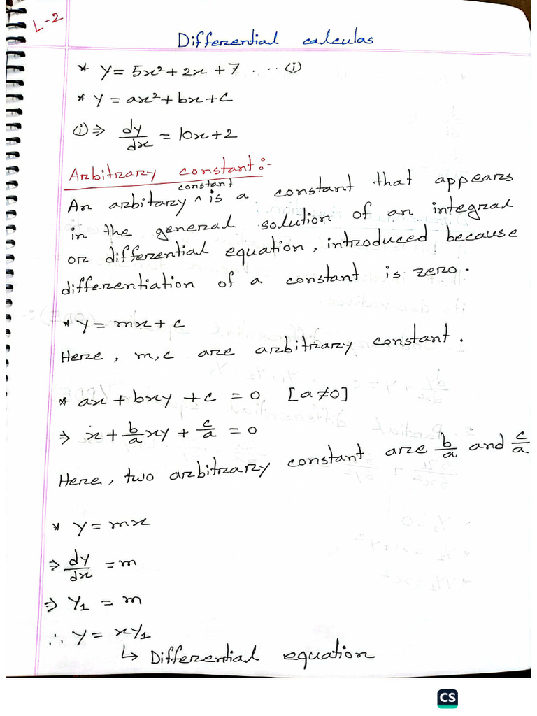Math 2111(Nowrin Note) | PDF