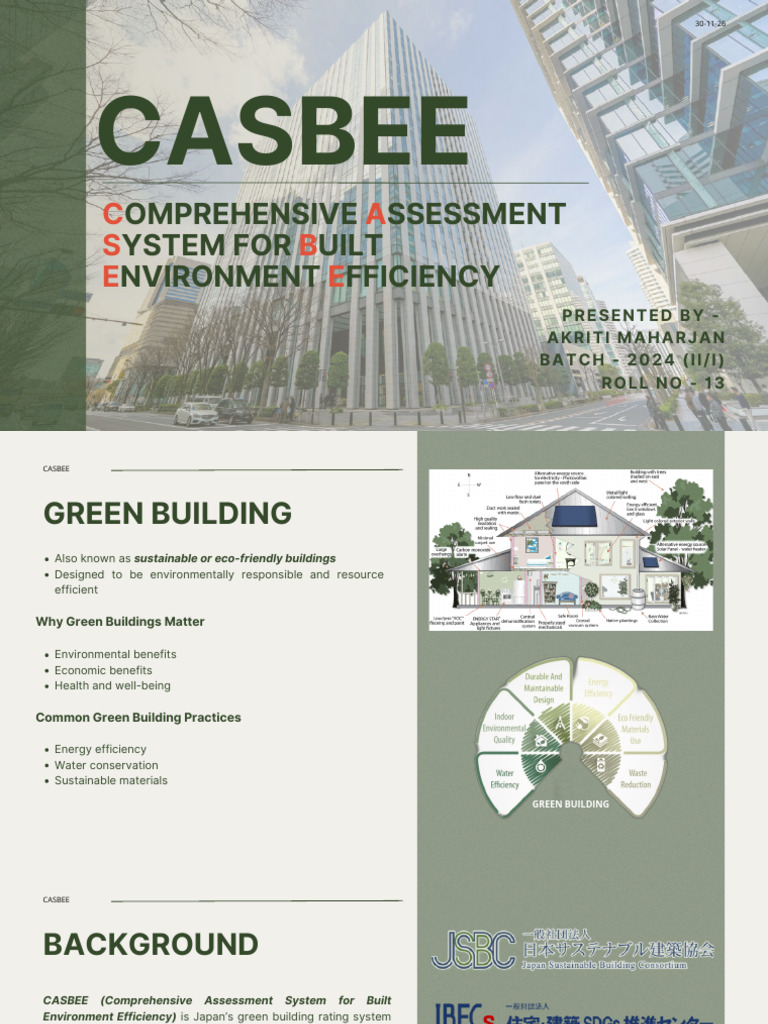 CASBEE Green Building Rating System | PDF | Sustainable Development ...