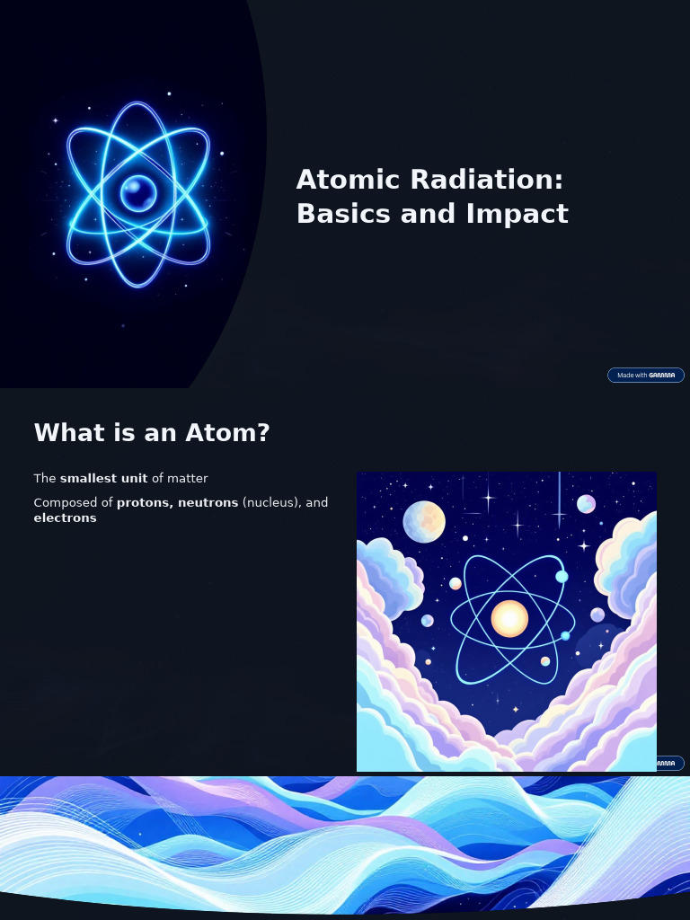 Atomic Radiation Basics and Impact | PDF | Ionizing Radiation ...