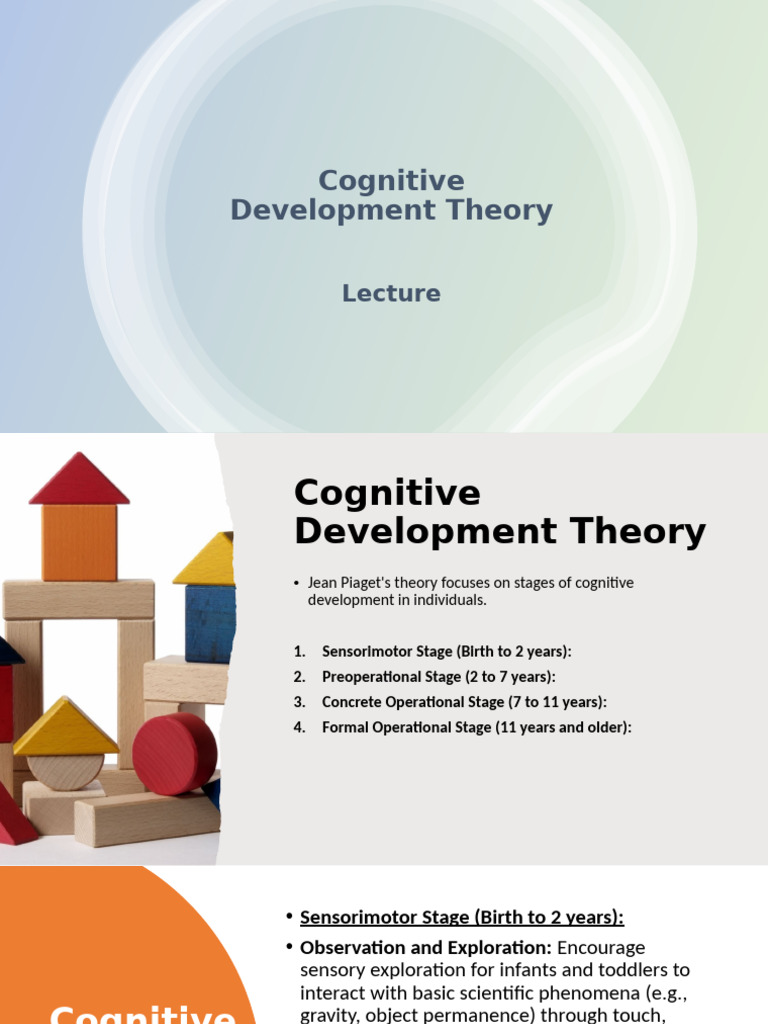 Theory of Cognitive Development | PDF | Thought | Theory