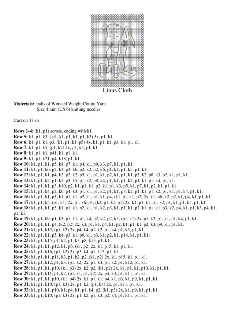 Linus Cloth | PDF