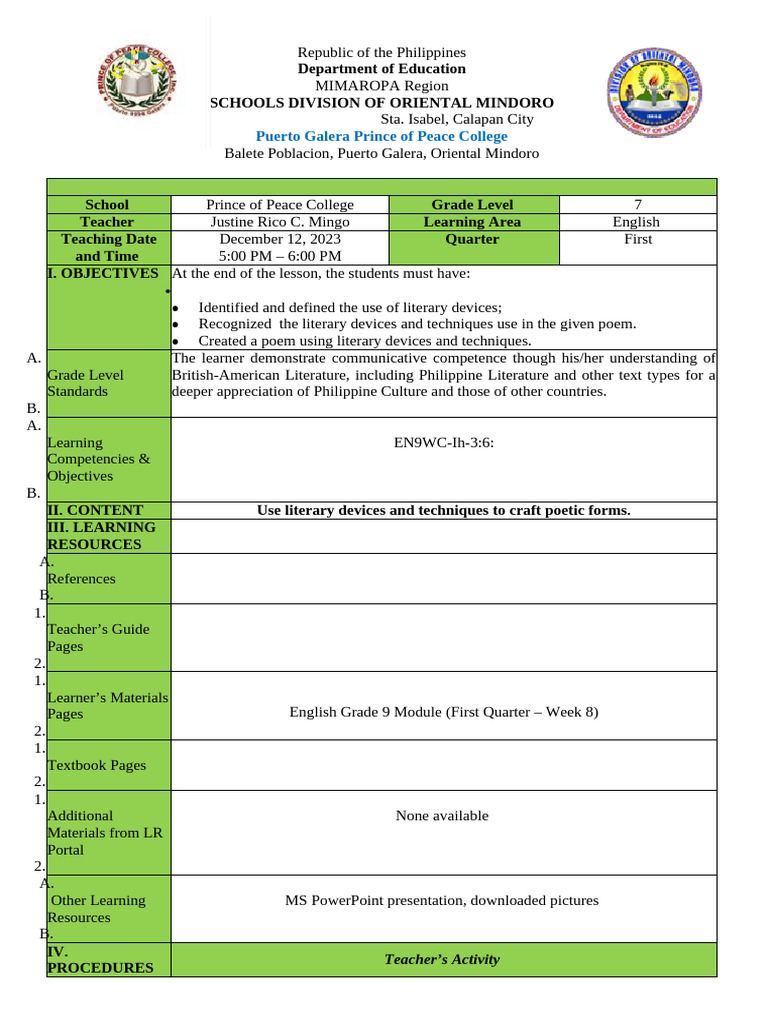 Subject-Verb Agreement Lesson Plan | PDF | Poetry | Learning