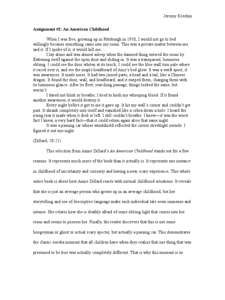 American Childhood | PDF | Jokes