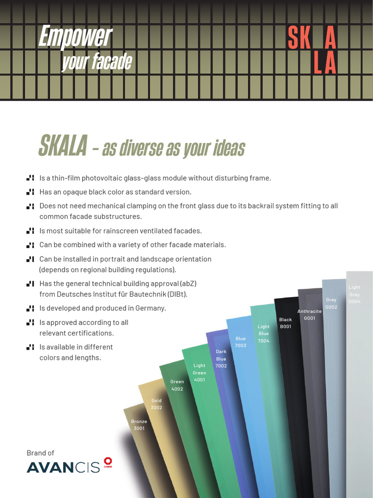 SKALA Data Sheet V4.6.81 - EN | PDF | Photovoltaics | Manufactured Goods