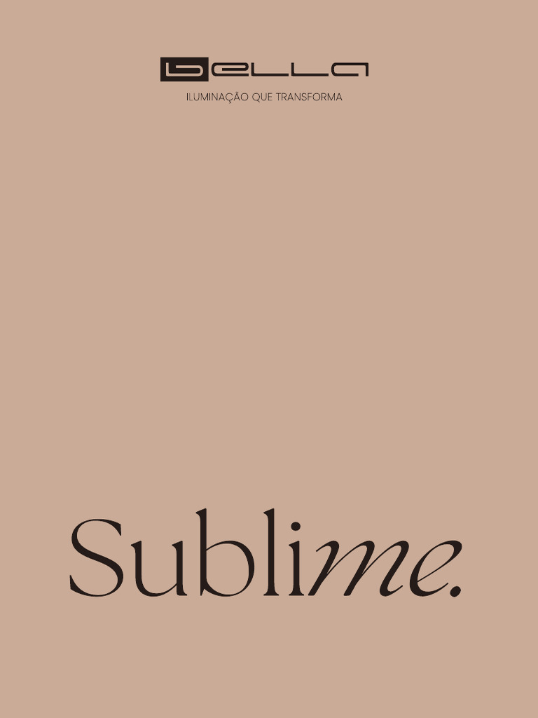Catalogo Sublime Bella Iluminacao 2024 | PDF | Materiais | Luz