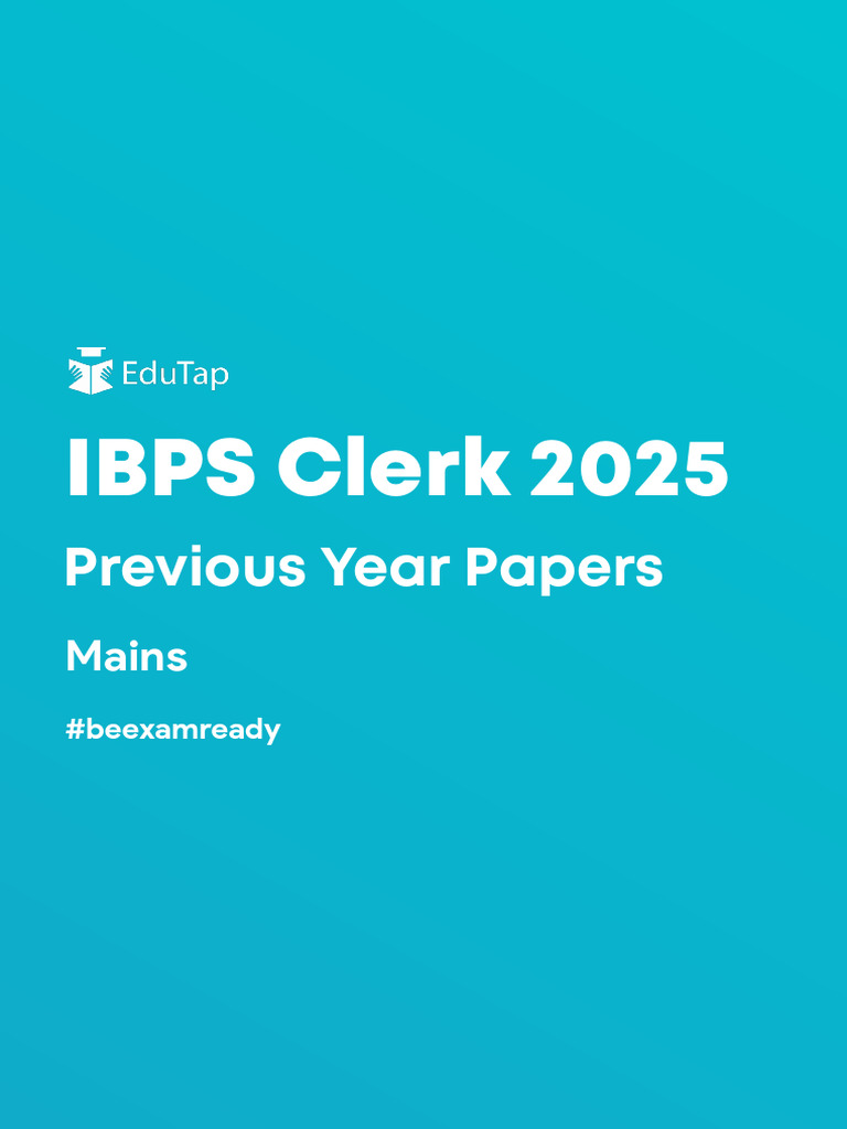 IBPS Clerk Mains 2025 Memory Based Paper Free Book | PDF | Dna ...