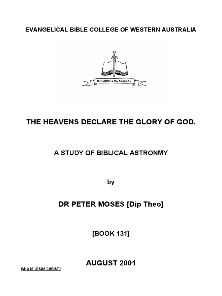131 Biblical Astronomy by EBCWA | PDF | Jesus | Salvation