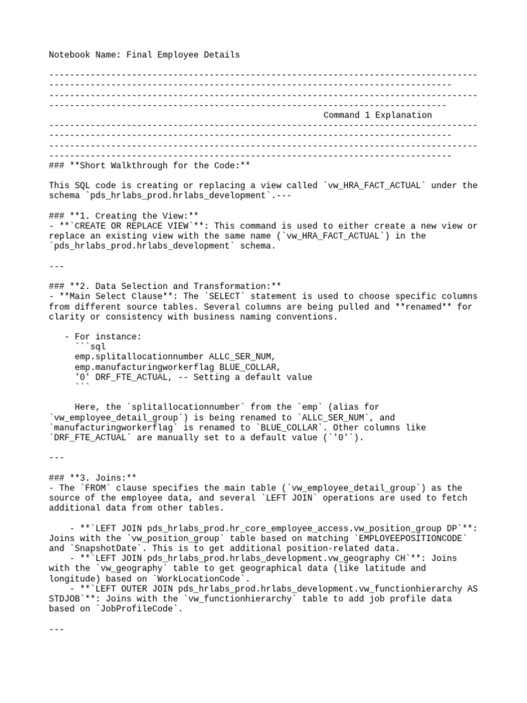 Final Employee Details-1 | PDF | Employment | Sql