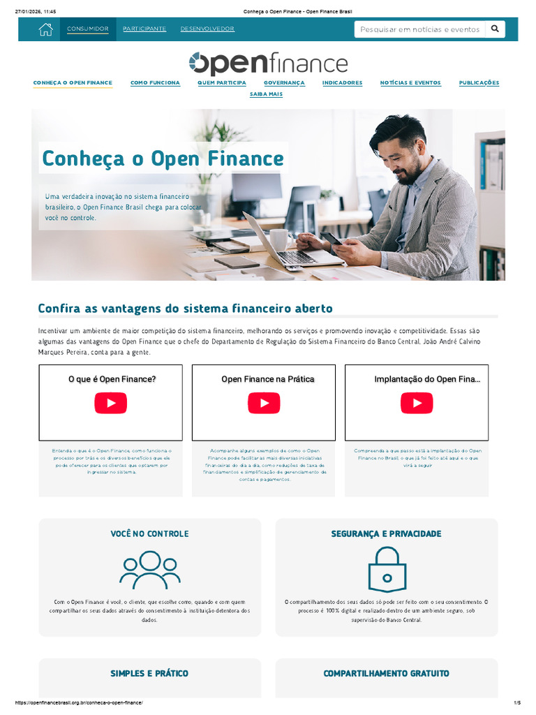 Conheça o Open Finance - Open Finance Brasil | PDF | Crédito | Finanças ...