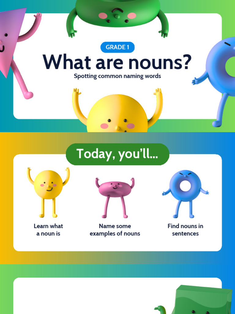 Noun Slides For Grade 1 - 20260126 - 162041 - 0000 | PDF