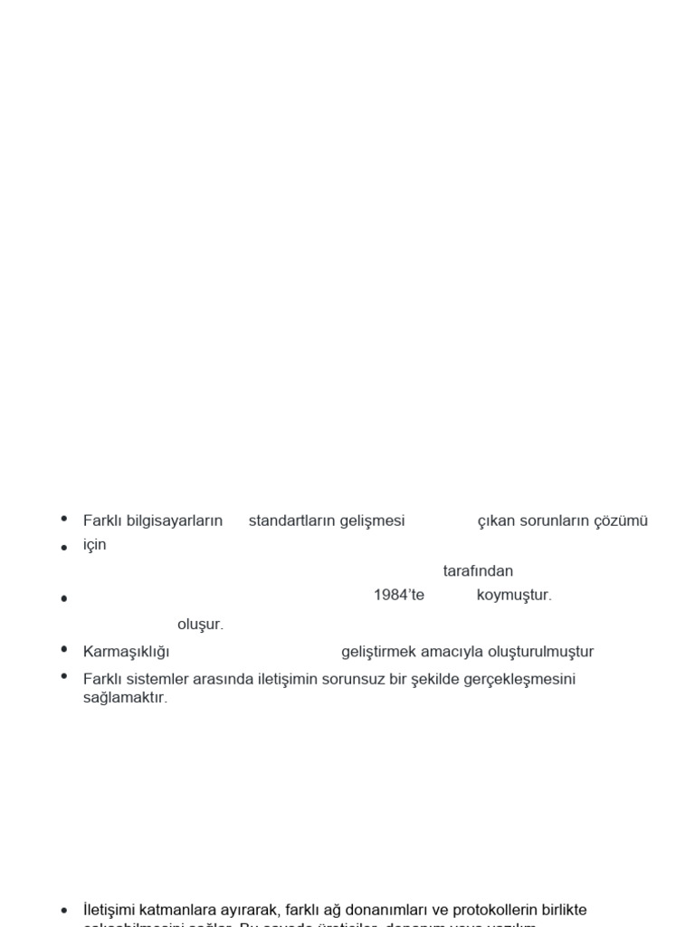 Hafta Osi Referans Modeli | PDF