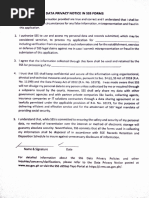 SSS Data Privacy Consent Form Guide | PDF | Privacy | Information Privacy