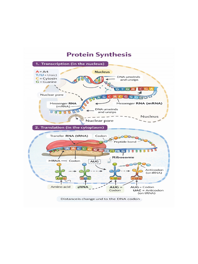 Protein Synthesis Grade 12 UPDATED | PDF