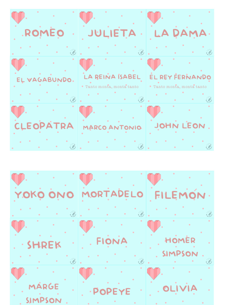 Juego Gratis San Valentin | PDF