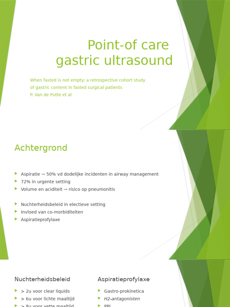 Basics of Gastric POCUS | PDF