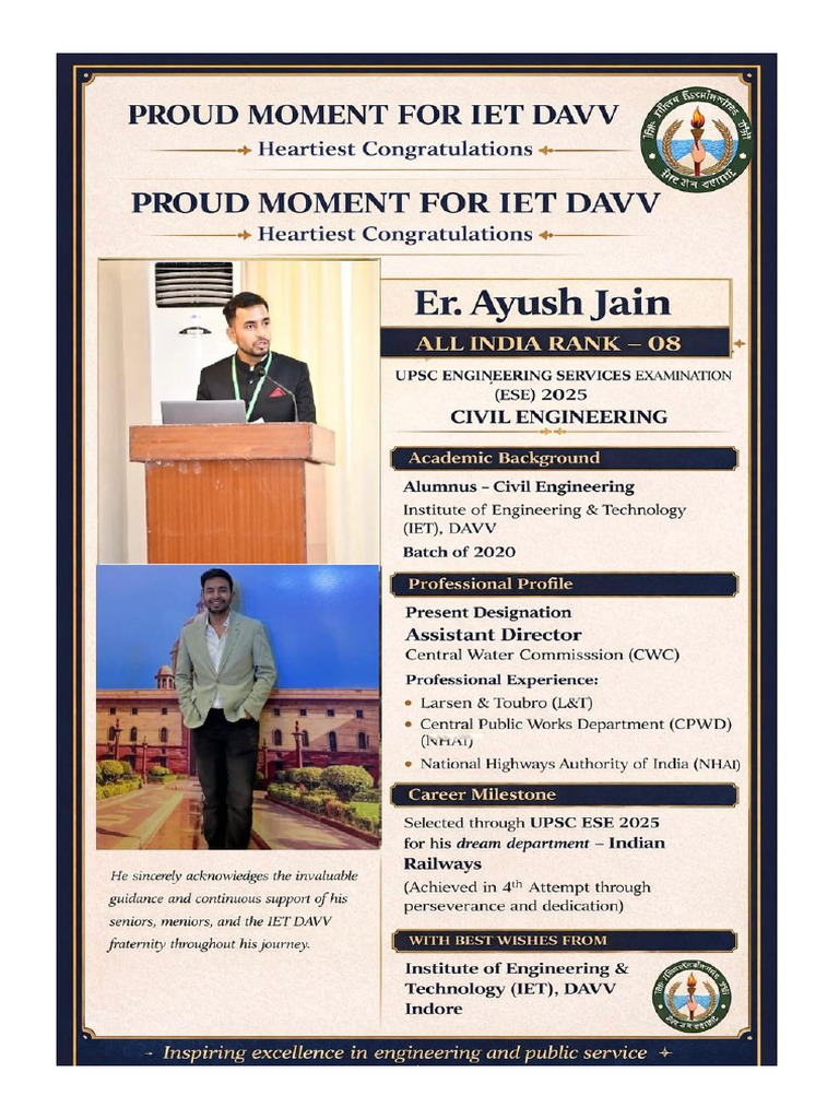 Ayush Jain Ies | PDF
