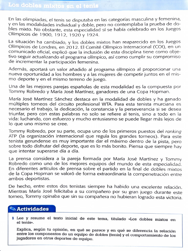 1eso Deportes Raqueta | PDF | Deportes