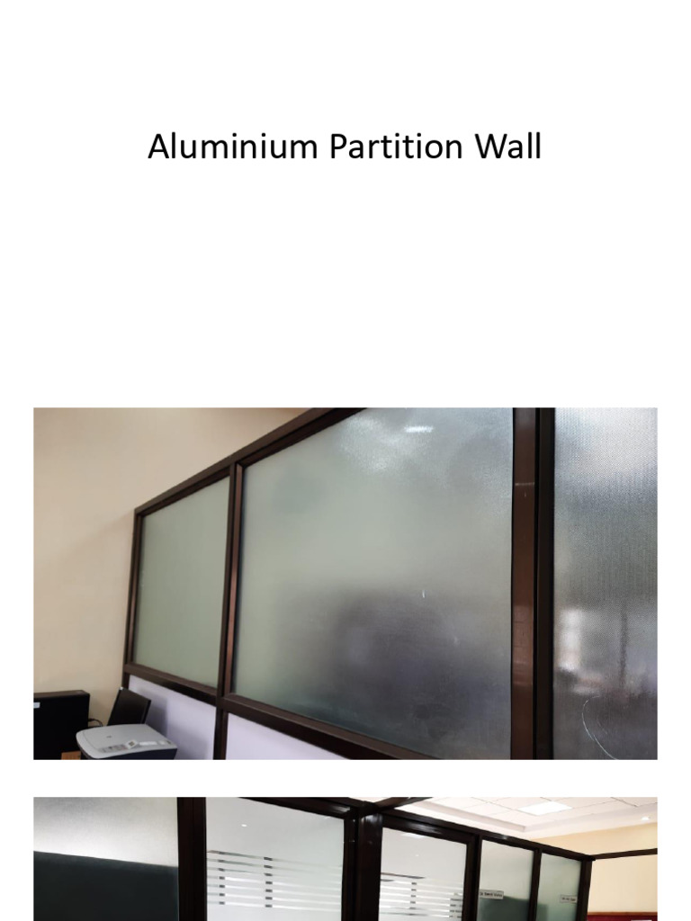 Single and Double Layer Partition Wall | PDF