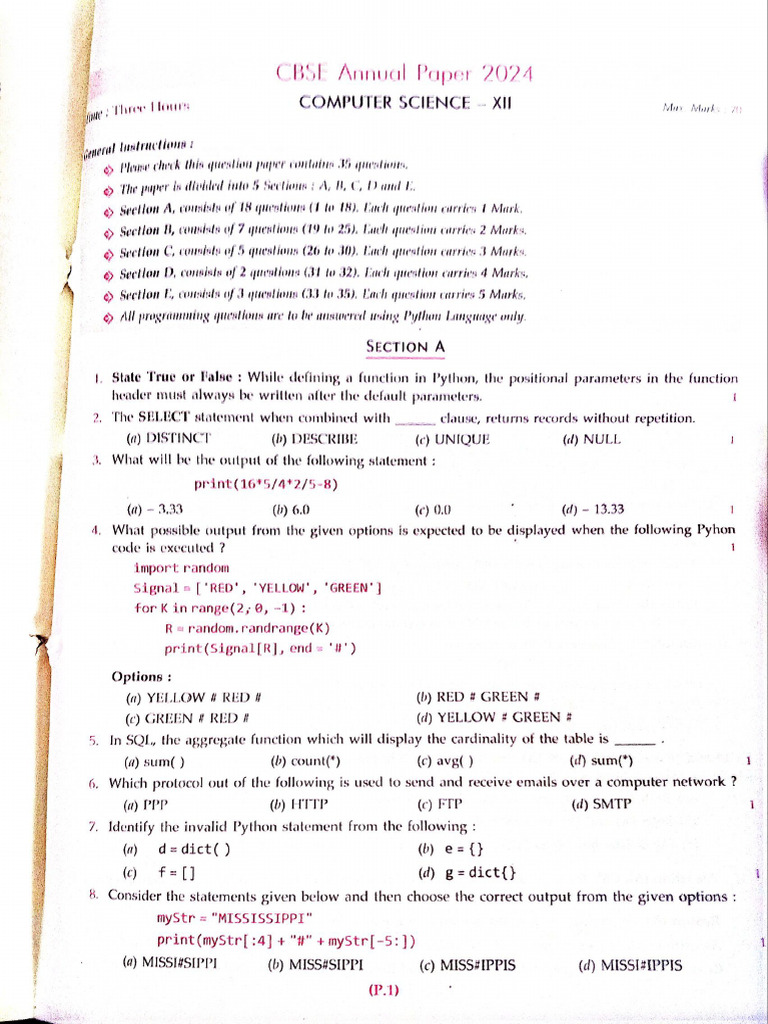 CS 2024 Paper | PDF