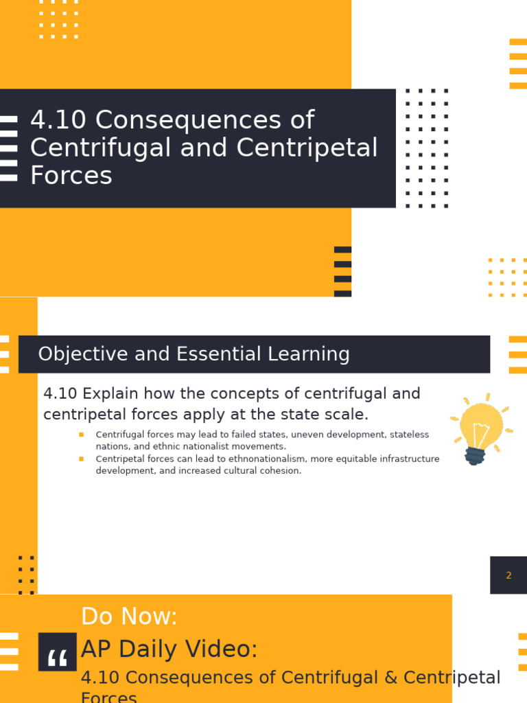 4.10 Consequences of Centrifugal and Centripetal Forces | PDF | Nation ...