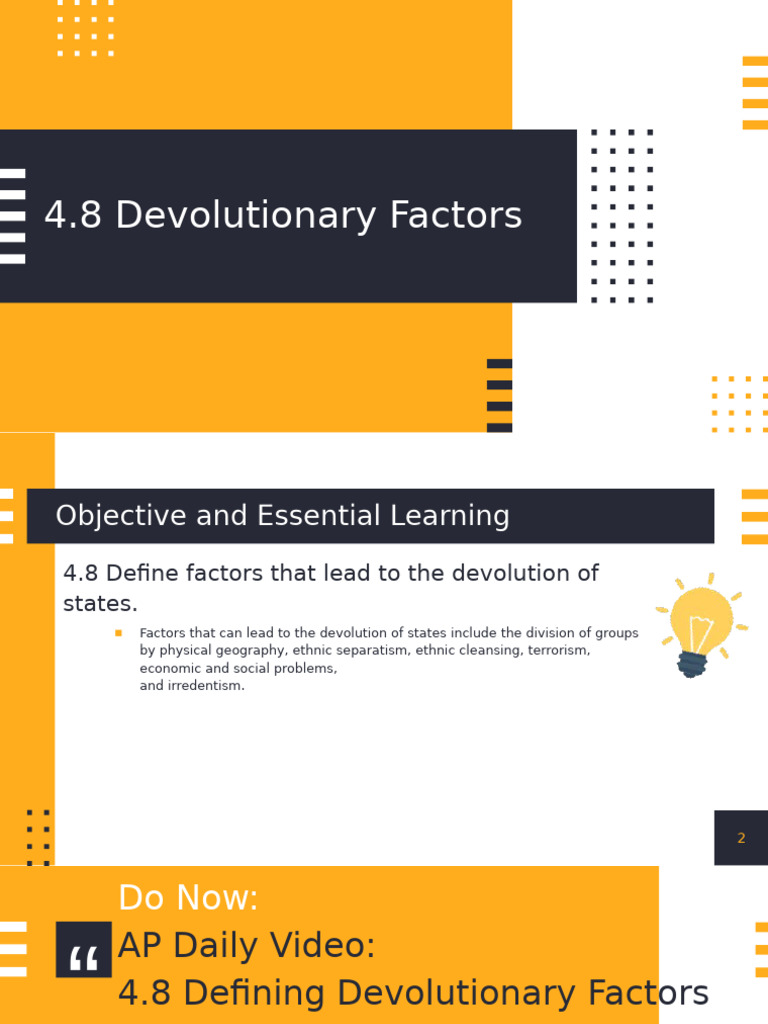4.8 Defining Devolutionary Factors 2 | PDF