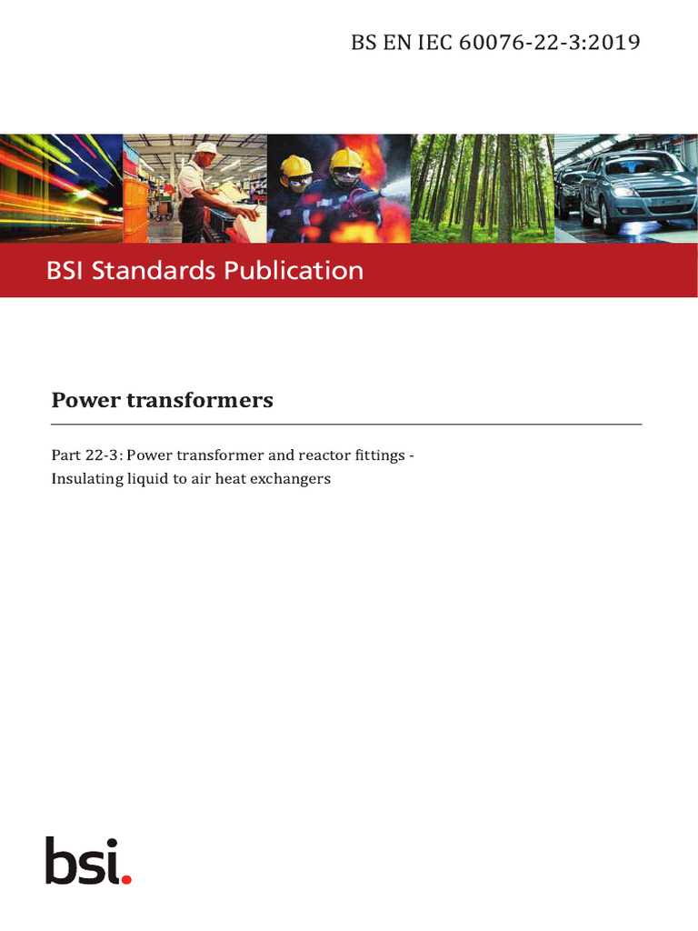 BS en IEC 60076-22!3!2019 Power Transformers Power Transformer and ...