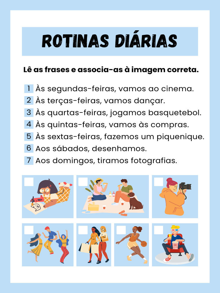 Rotinas Diarias | PDF