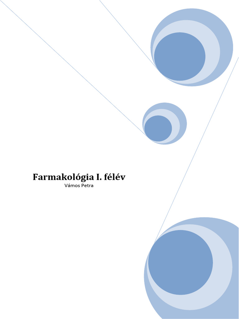 Farmakológia Vámos Petra | PDF