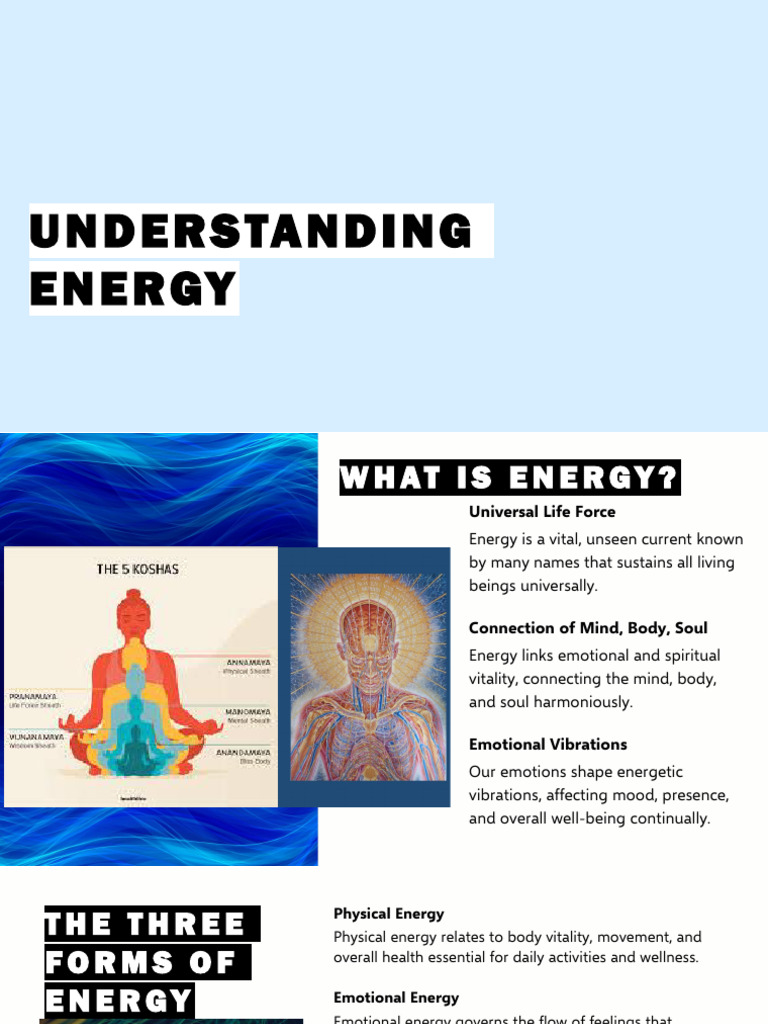 Energy and Emotions Presentation | PDF | Emotions | Energy (Esotericism)