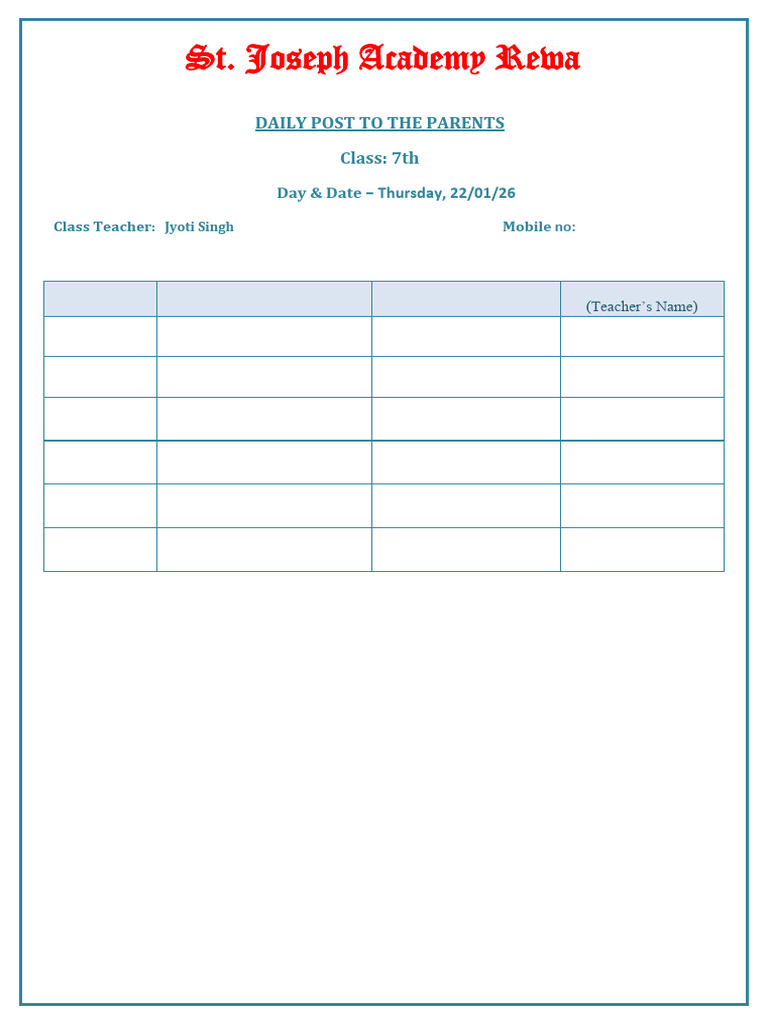 Class 7 22-01-26 | PDF