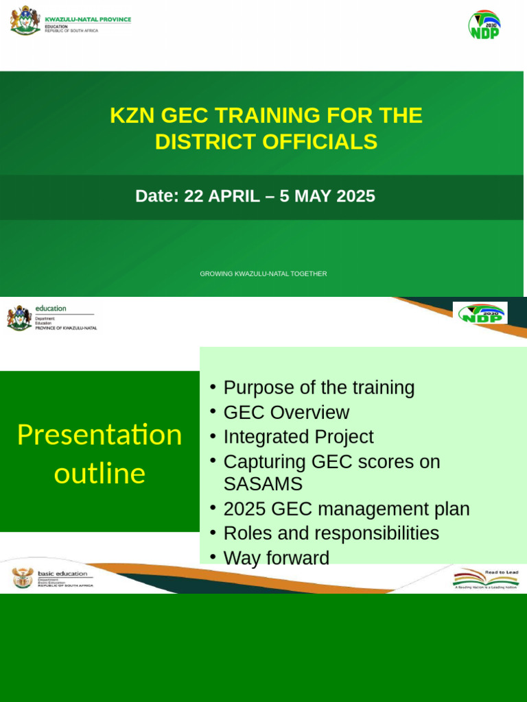 Kzn Gec Training for the District Officials 2025 April 23 at 11h18 (4 ...