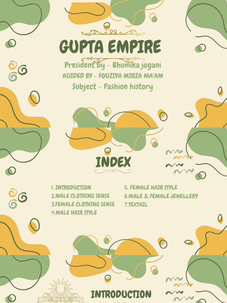 Fashion History of Gupta Empire | PDF