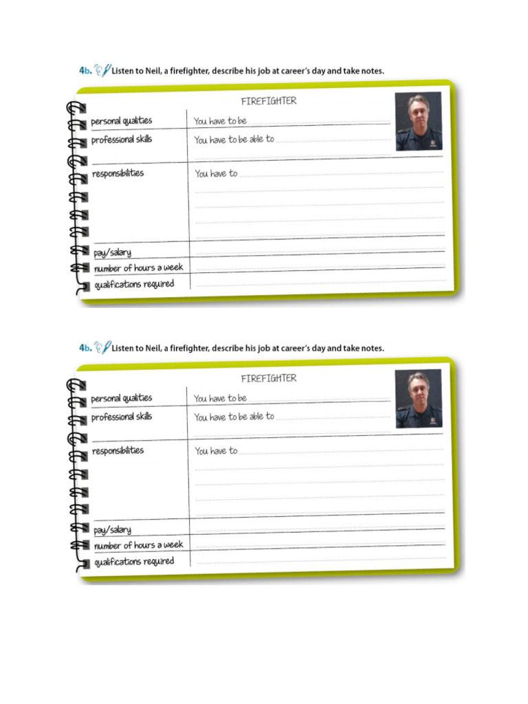 Neil The Firefighter | PDF