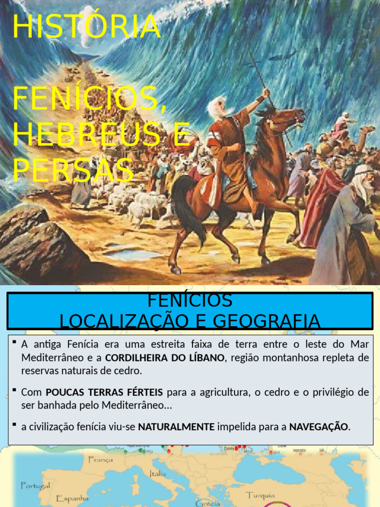 Hebreus, Persas e Fenícios | PDF | Império Aquemênida | Fenícia