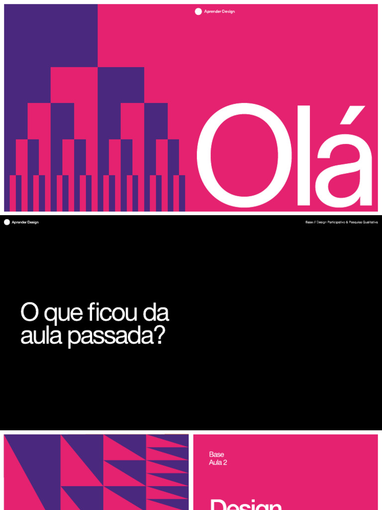 Aprender Design - Aula 2 - Design Participativo - Base Produtos ...