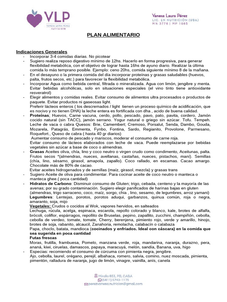 Plan Low Carb Pablo Di Bernardo | PDF | Tortita | Alimentos