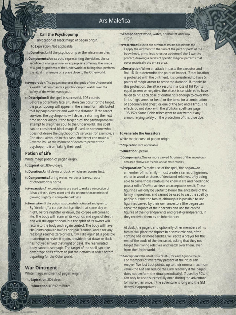 Ars Maleficum (038 074) | PDF | Necromancy | Priest