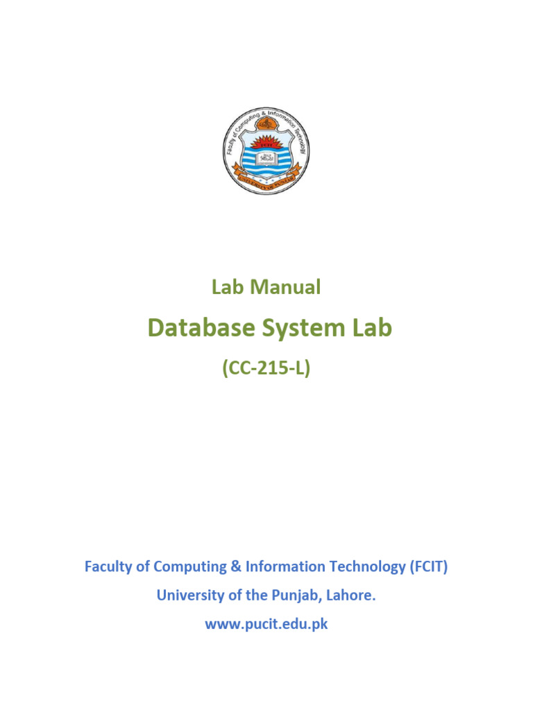 DB Lab Manual | PDF | Sql | Pl/Sql