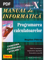 Mariana Milosescu - Manual Informatica Clasa IX | PDF