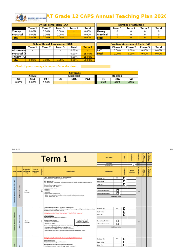 Grade 12 Cat Atp 2026 | PDF | Computer Data Storage | Computer Hardware
