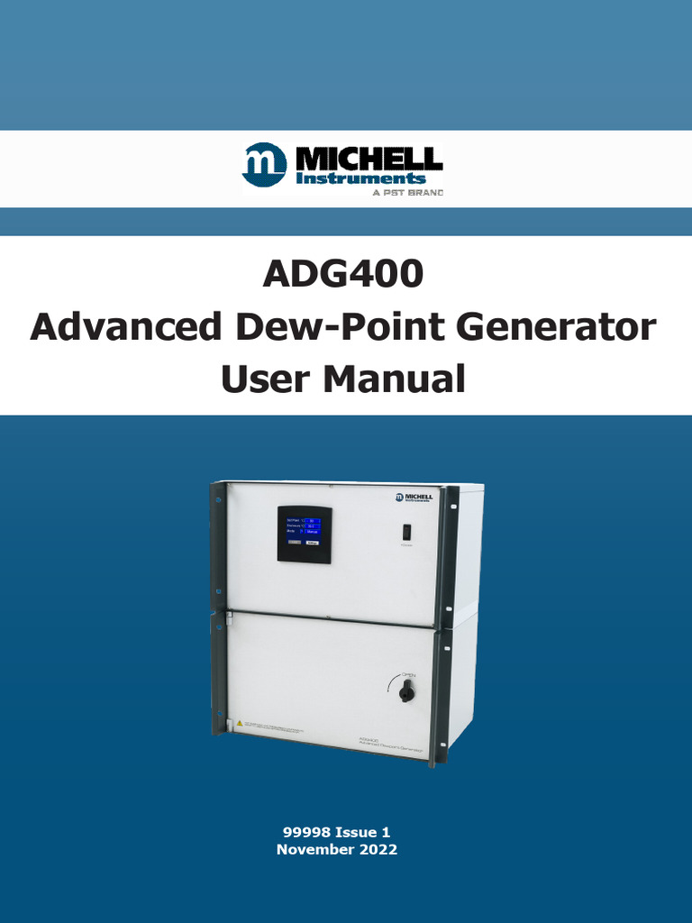 Michell Instruments ADG400 EN Manual v1 | PDF | Power Supply | Fuse ...
