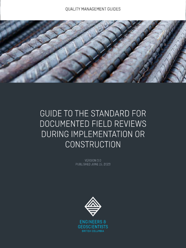 EGBC - Documented Field Review Guideline | PDF | Engineer | By Law