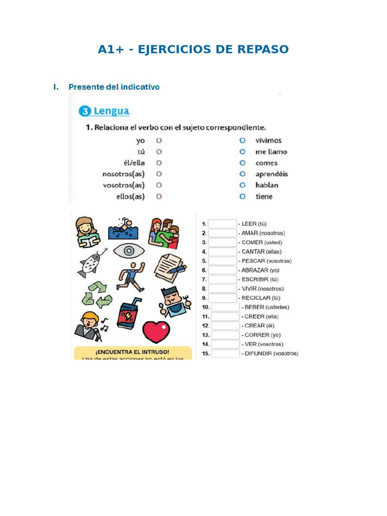 2 - Ejercicios de Repaso-1 | PDF