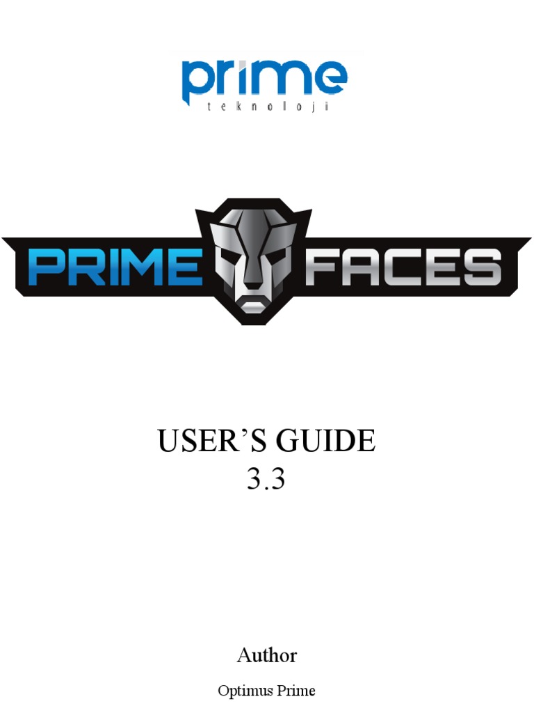 Primefaces Users Guide 3 3 | PDF | Boolean Data Type | Java Server Faces
