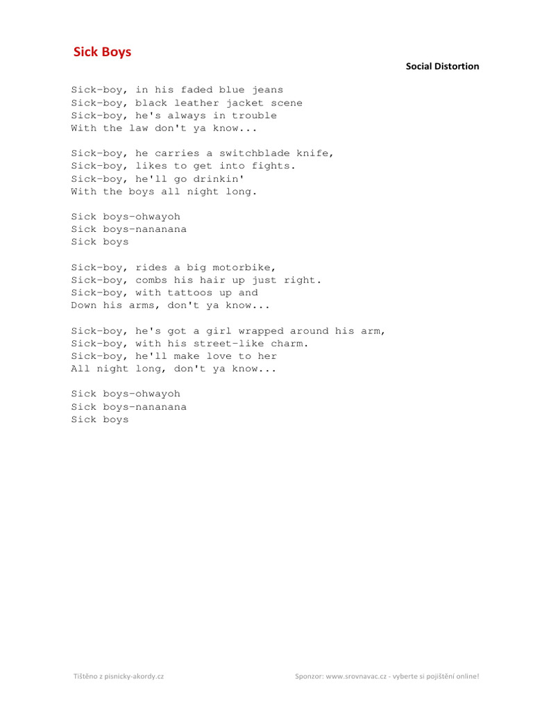 Sick_Boys | PDF
