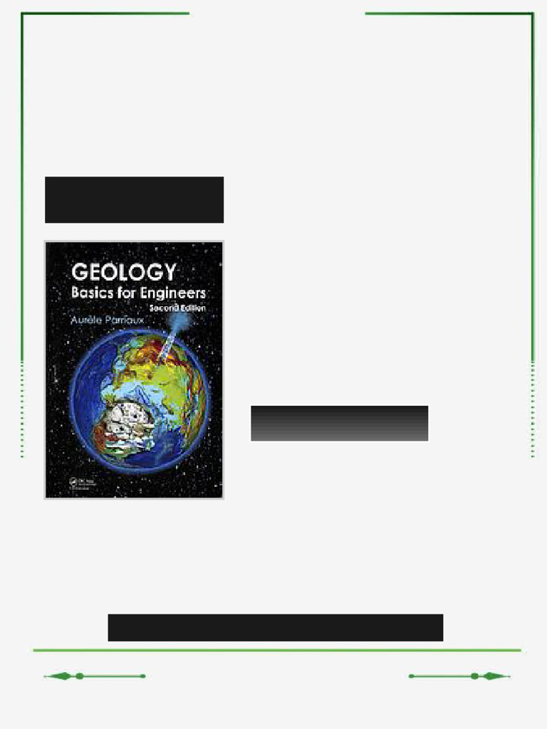 Geology Basics For Engineers Second Edition Aurèle Parriaux Ebook Full ...