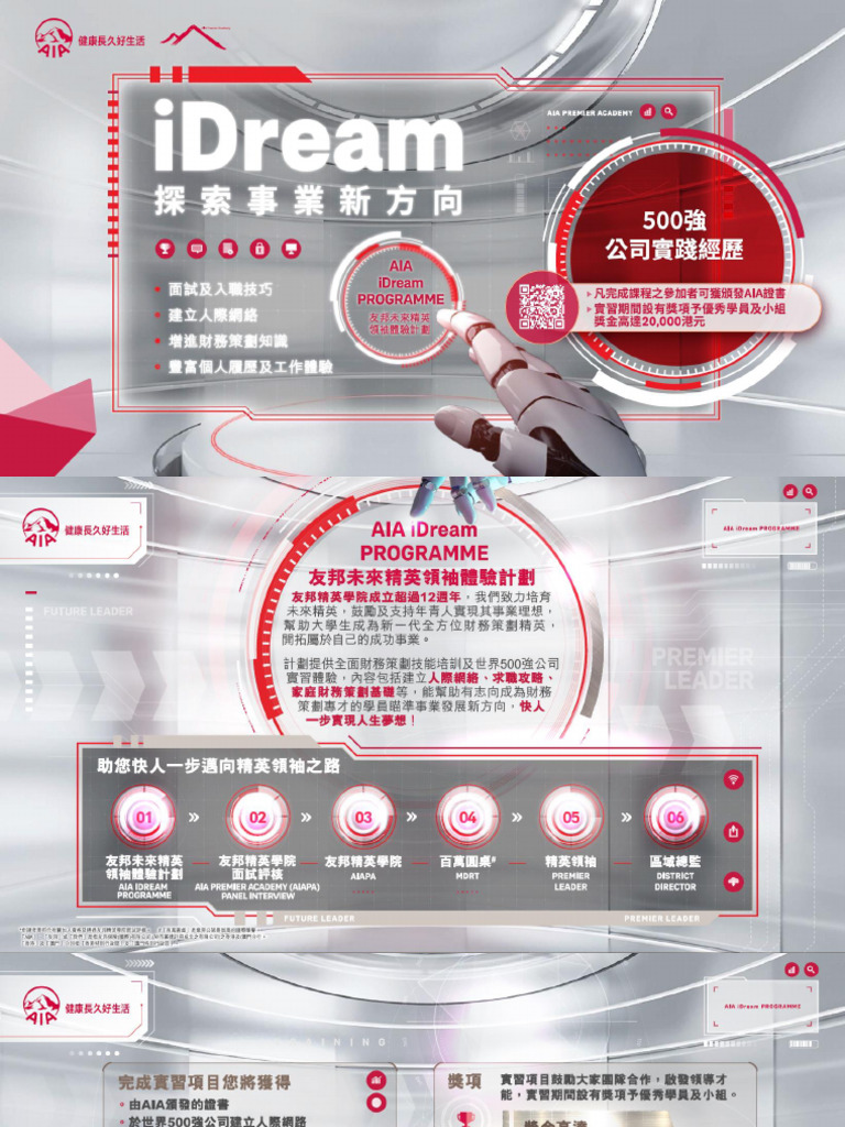 AIA IDream Booklet 2024 | PDF