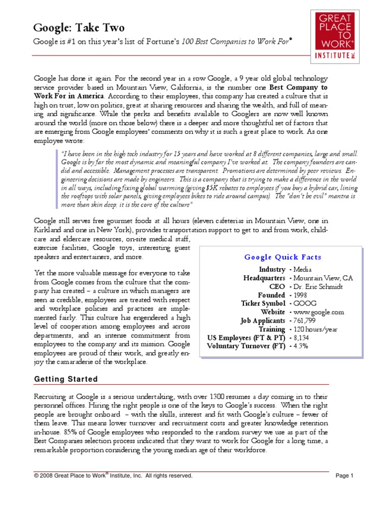 Case Study Google | PDF | Google | Accessibility